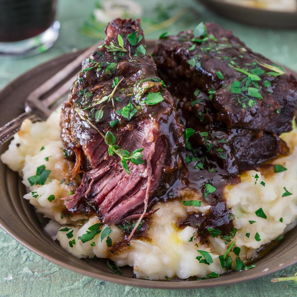 Maple-Rosemary Glazed Beef Short Ribs – Maven Meals