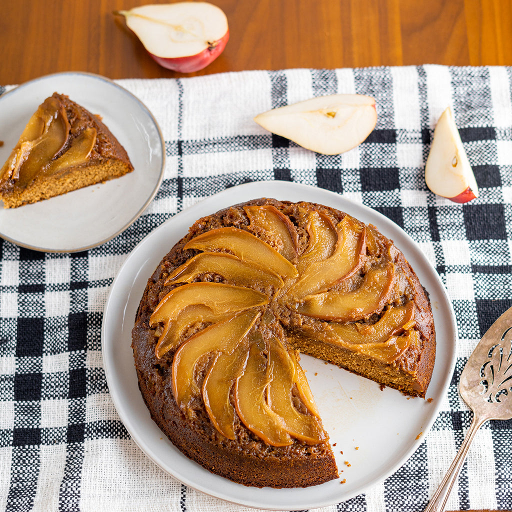 Maple Pear Upside Down Cake - Whole 9" Cake – Maven Meals